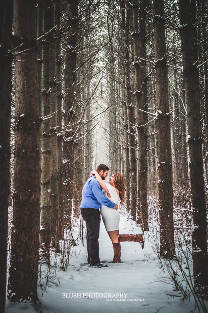 Krista + Matthew Engagement - Two Creeks Conservation Area